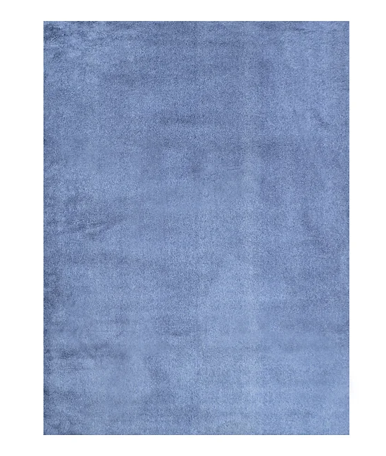 Denim Blue Rabbit Fur Rug | Heeby's Surplus Inc.